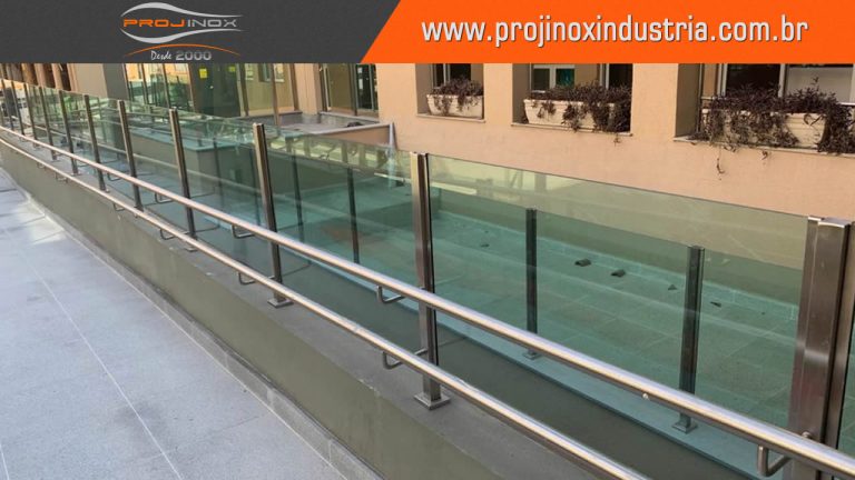 Guarda corpo inox